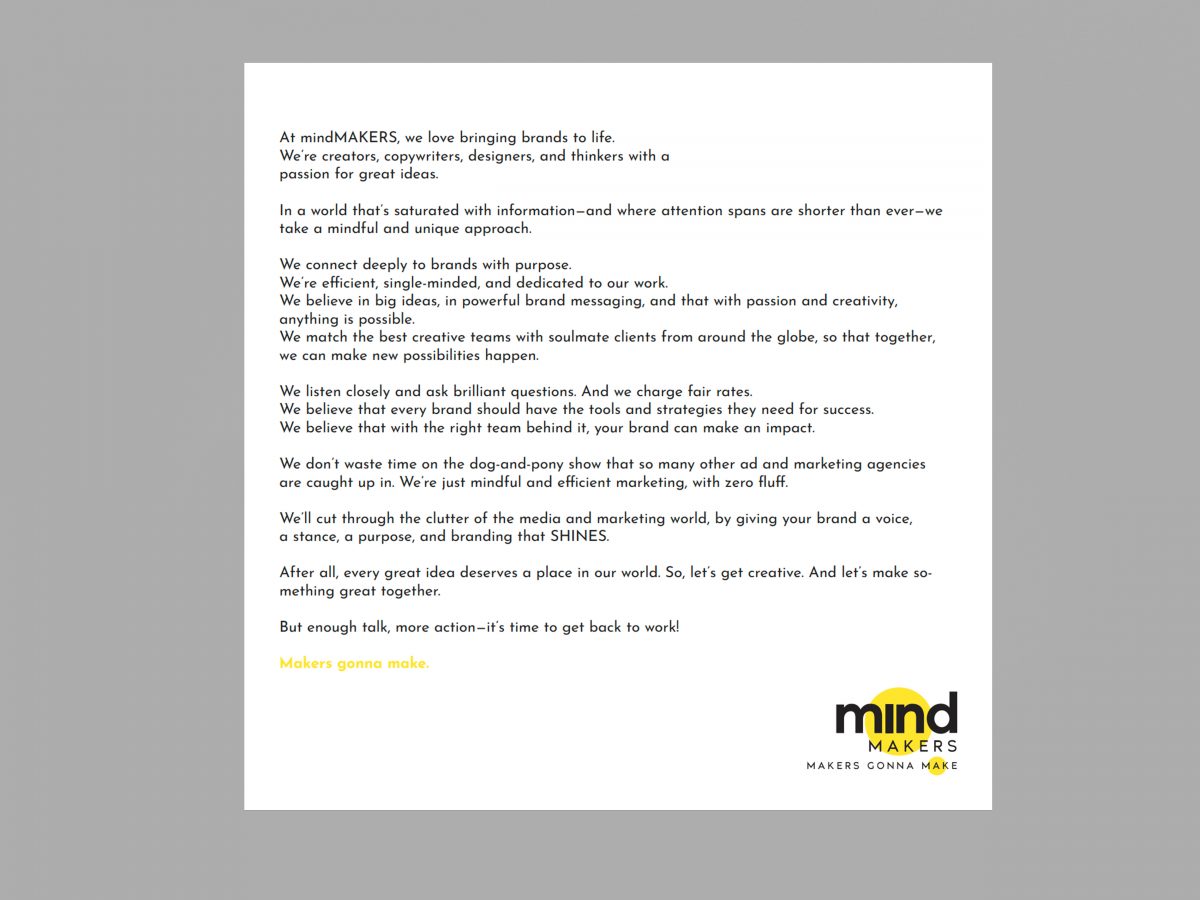 Projekt starten - mindMAKERS